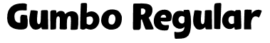 Gumbo Regular: Free Font Download | MaisFontes