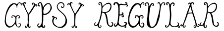 Gypsy Regular: Free Font Download | MaisFontes
