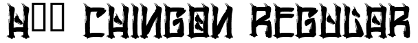 H74 Chingon Regular font download | MaisFontes.com