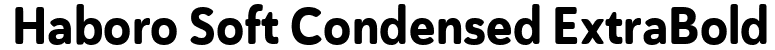 Haboro Soft Condensed ExtraBold Font: Free Download | MaisFontes