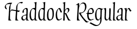 Haddock Regular Font: Free Download | MaisFontes