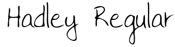 Hadley Regular: Free Font Download | MaisFontes