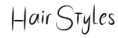HairStyles Font: Free Download | MaisFontes