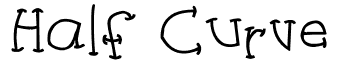 Half Curve: Free Font Download | MaisFontes
