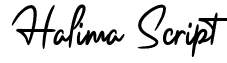 Halima Script: Free Font Download | MaisFontes