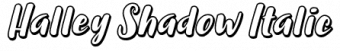 Halley Shadow Italic: Free Font Download | MaisFontes