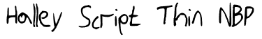 Halley Script Thin NBP: Free Font Download | MaisFontes
