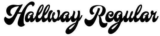 Hallway Regular: Free Font Download | MaisFontes