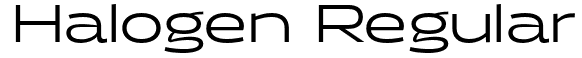 Halogen Regular Font: Free Download | MaisFontes