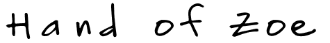 Hand of Zoe: Baixar Fonte Grátis | MaisFontes