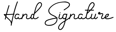 Hand Signature: Free Font Download | MaisFontes
