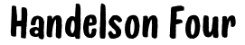 Handelson Three: Download Free Font | MaisFontes