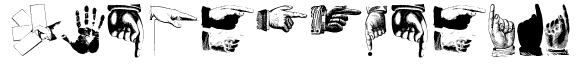 Hands Icons Up: Free Font Download | MaisFontes