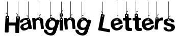 Hanging Letters: Free Font Download | MaisFontes
