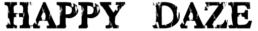 HAPPY DAZE Font: Free Download | MaisFontes
