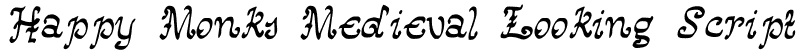 Happy Monks Medieval Looking Script: Free Font Download | MaisFontes