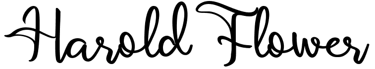 Harold Flower: Free Font Download | MaisFontes