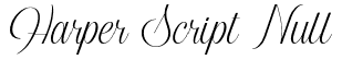 Harper Script Null: Free Font Download | MaisFontes