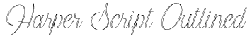 Harper Script Outlined: Free Font Download | MaisFontes
