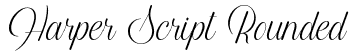 Harper Script Rounded: Free Font Download | MaisFontes