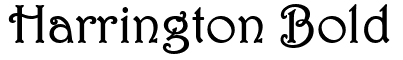 Harrington Font: Free Download | MaisFontes