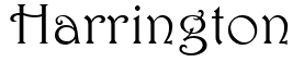 Harrington Font: Free Download | MaisFontes