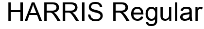 HARRIS Regular: Free Font Download | MaisFontes