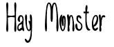 Hay Monster Font: Free Download | MaisFontes