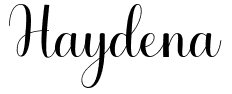 Haydena: Free Font Download | MaisFontes