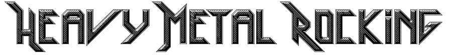 Heavy Metal Rocking: Free Font Download | MaisFontes