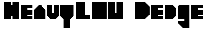 HeavyLOU Dedge: Download Free Font | MaisFontes