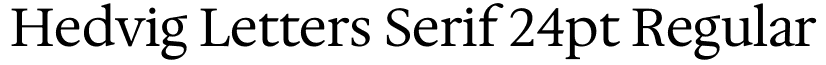 Hedvig Letters Serif 24pt Regular Font: Free Download | MaisFontes