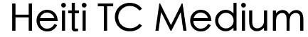 Heiti SC Medium Font: Free Download | MaisFontes