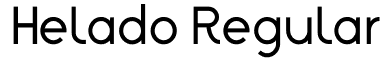 Helado Regular: Free Font Download | MaisFontes