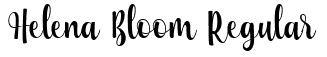 Helena Bloom Regular: Free Font Download | MaisFontes