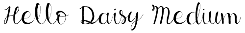 Hello Daisy Medium: Free Font Download | MaisFontes