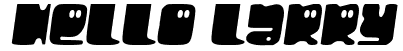 Hello Larry: Free Font Download | MaisFontes