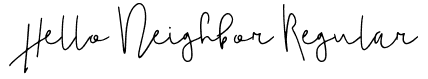 Hello Neighbor Regular: Download Free Font | MaisFontes