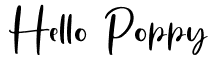 Hello Poppy Font: Free Download | MaisFontes