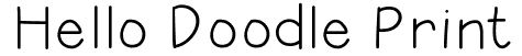 Hello Doodle Print: Free Font Download | MaisFontes