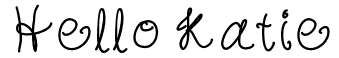 Hello Katie: Baixar Fonte Grátis | MaisFontes