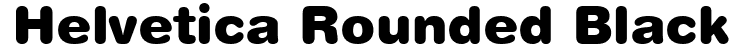 Helvetica Rounded Black Font: Free Download | MaisFontes