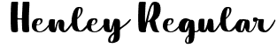 Henley Regular Font: Free Download | MaisFontes