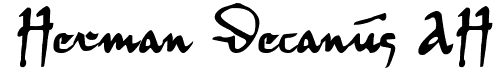 Herman Decanus AH: Free Font Download | MaisFontes