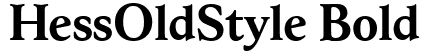 HessOldStyle Bold: Free Font Download | MaisFontes