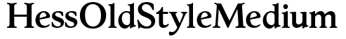 HessOldStyleMedium: Free Font Download | MaisFontes