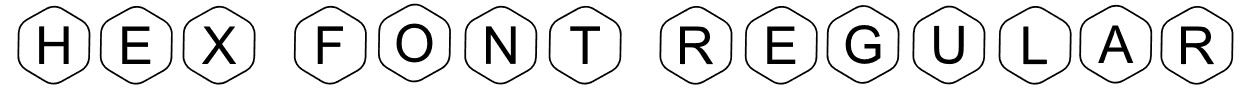 HEX Font Regular: Free Font Download | MaisFontes