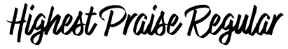 Highest Praise Regular: Download Free Font | MaisFontes