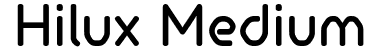 Hilux Medium: Free Font Download | MaisFontes