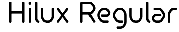 Hilux Regular Font: Free Download | MaisFontes